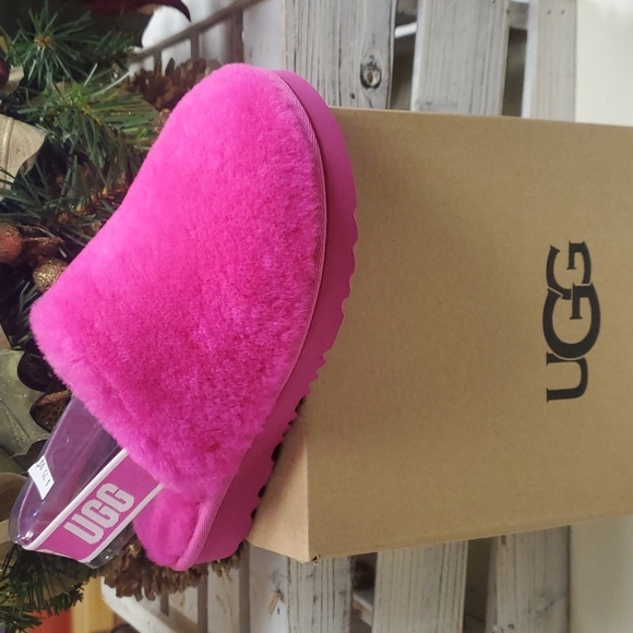 UGG | Shoes | Copy Ugg Fluff Yea Clog In Hot Pink | Poshmark
